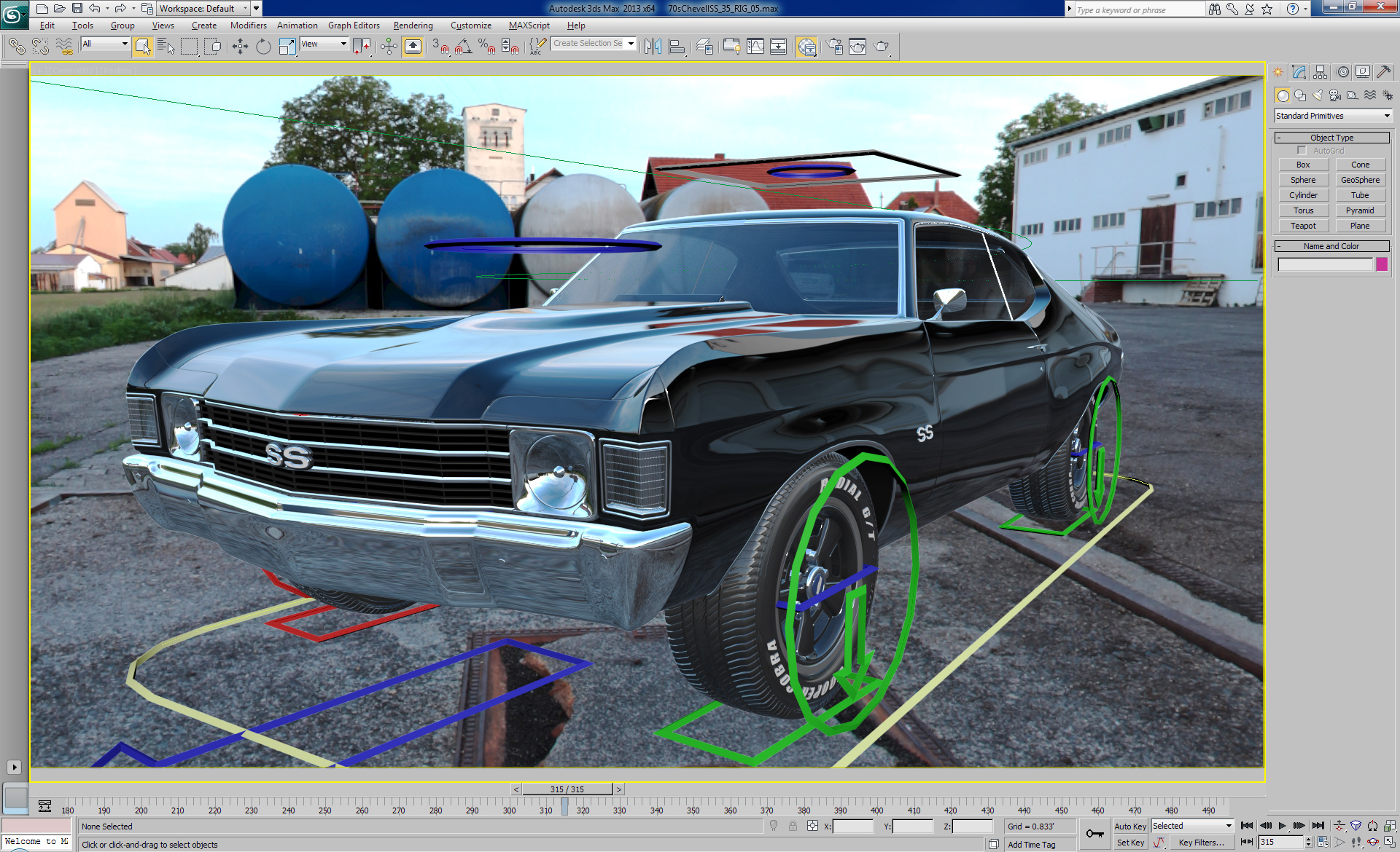 ’72 Chevelle Model WIP | Infusion Studios