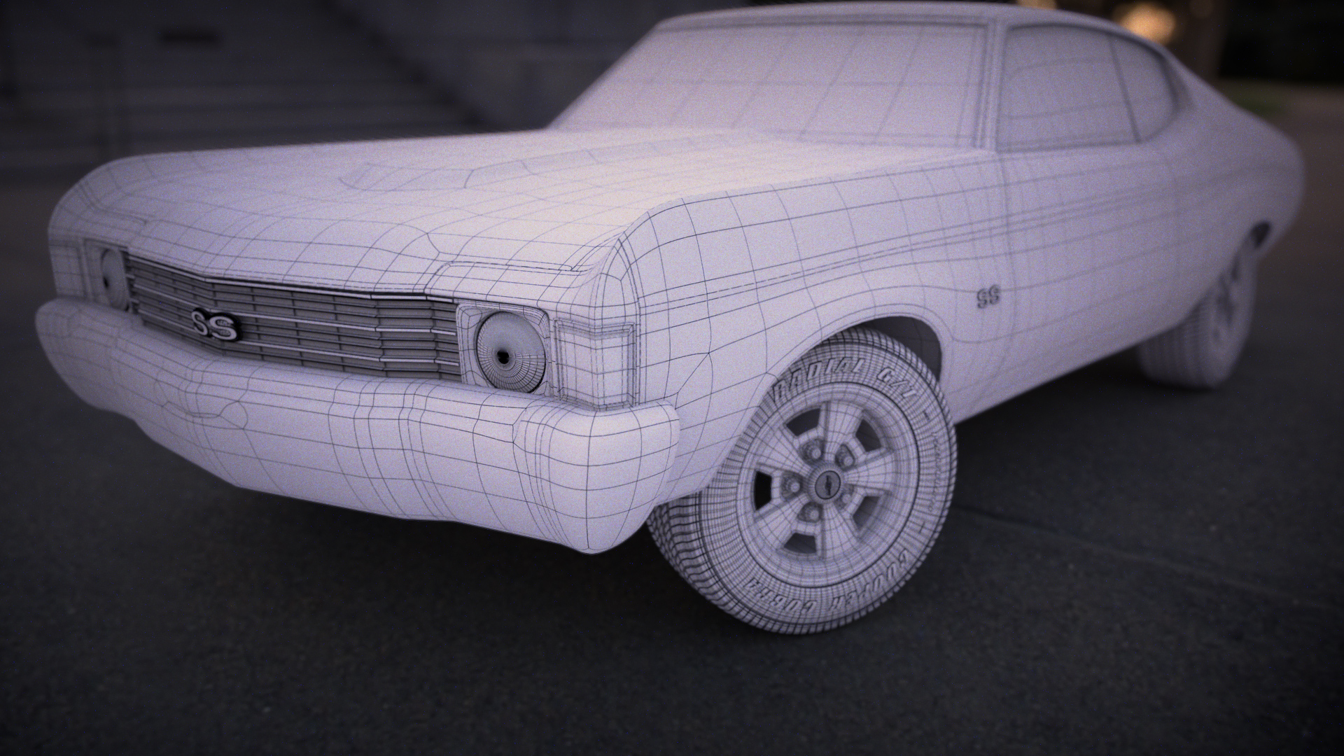 ’72 Chevelle Model WIP | Infusion Studios