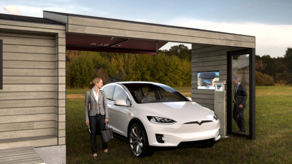 TESLA TINY HOUSE CONCEPT RENDERS | Infusion Studios